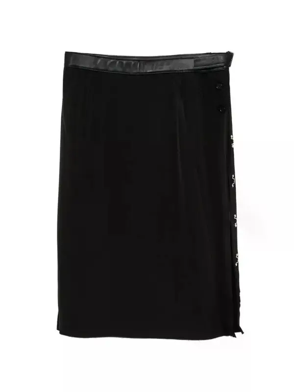 Undercover Buckle Zip Skirt