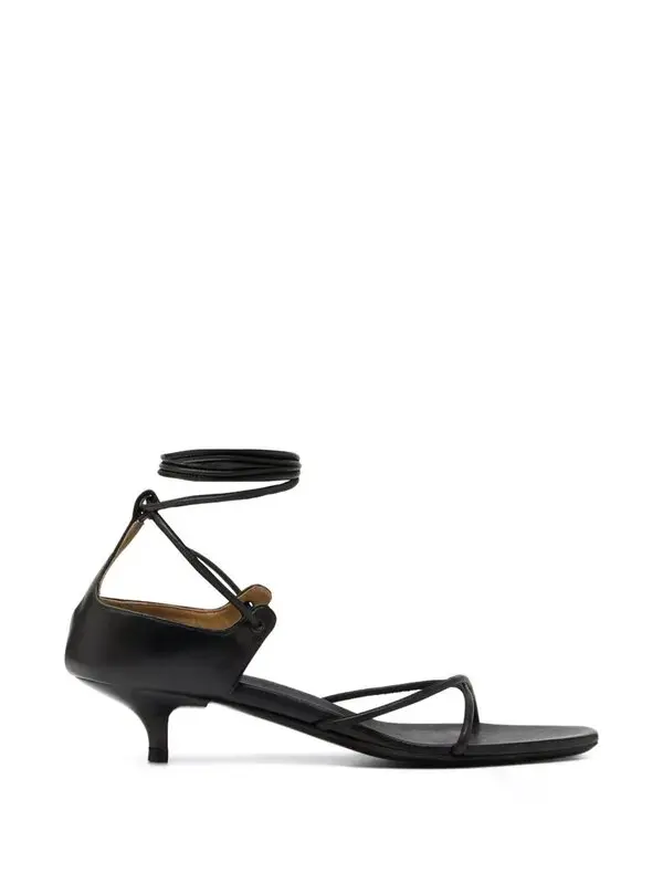 Marsèll Fiuto Lace-up Strap Sandals - Black