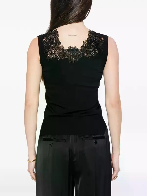 Ermanno Scervino Lace Knit Top
