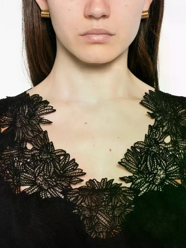 Ermanno Scervino Lace Knit Top