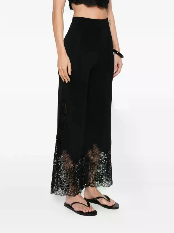 Ermanno Scervino Lace Trim Trousers