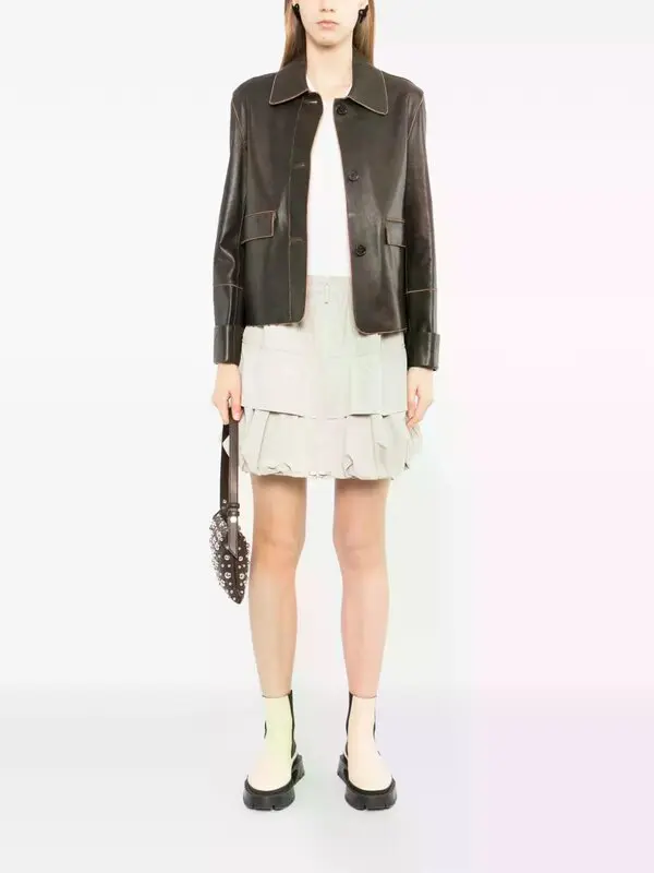 JNBY Tiered Mini Skirt