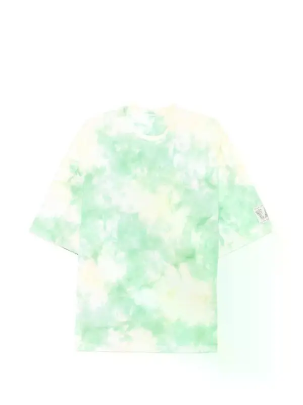 CROQUIS Tie-dye Short-sleeve T-shirt - Green