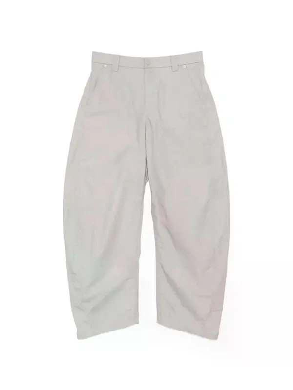 CROQUIS Rivet-trim Barrel Trousers - Grey