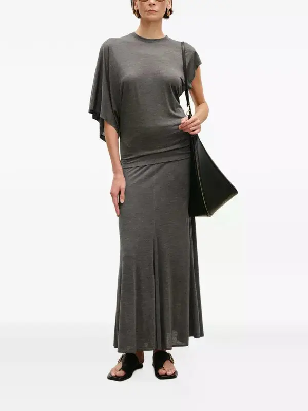 LESS Asymmetric Short Sleeve Top