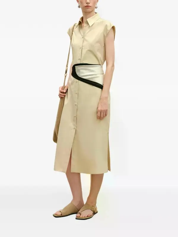 LESS Belted Shirt Dress