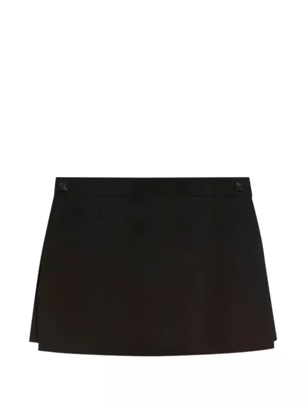 Sportmax Button Detailed Shorts - Black
