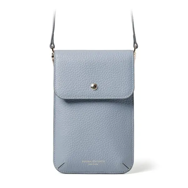 ASPINAL OF LONDON Duo Phone Crossbody Pouch - Blue