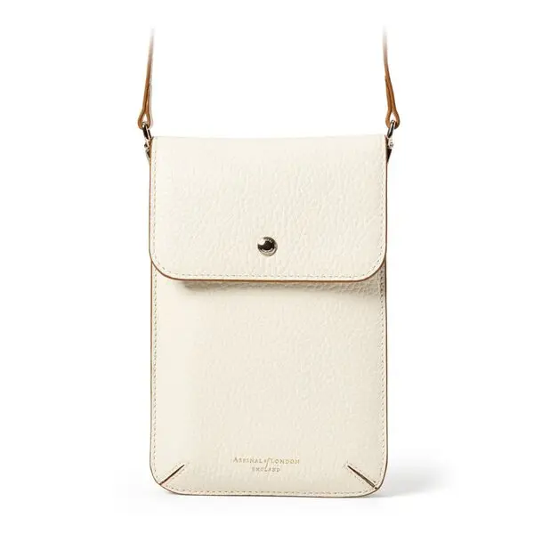 ASPINAL OF LONDON Duo Phone Crossbody Pouch - Ivory