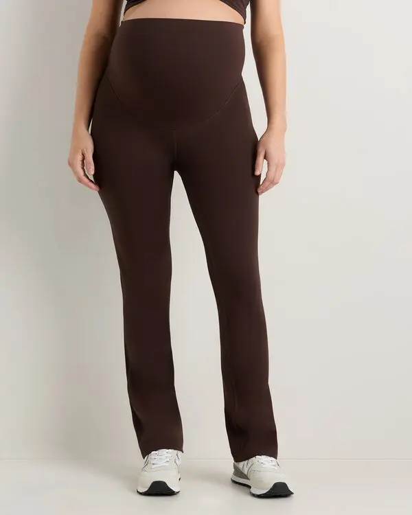 Quince Ultra-form Maternity Bootcut Pants - Espresso