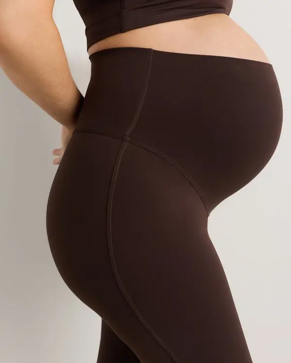 Quince Ultra-form Maternity Bootcut Pants - Espresso