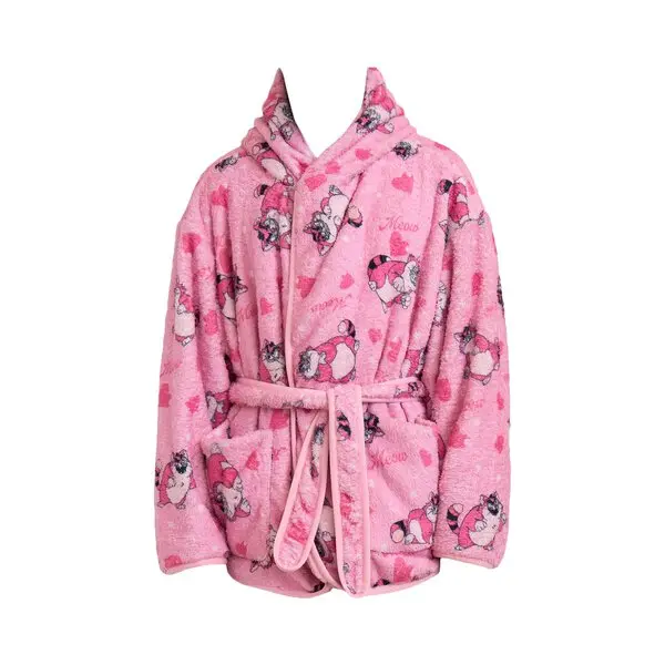 DOUBLET Cartoon Print Blanket Coat - Pink