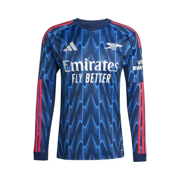 Adidas Arsenal 25/26 Long Sleeve Away Jersey - Blue