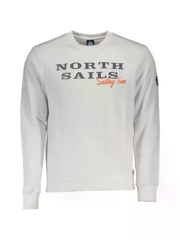 NORTH SAILS Logo-print Crew-neck Sweatshirt - White