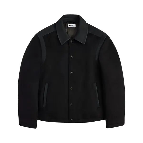 KROST Mercer Varsity Jacket - Black