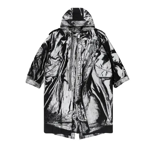 JEAN PAUL GAULTIER Trompe L'oeil Parka - Black