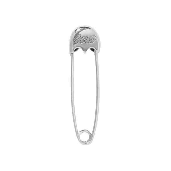 Enfants Riches Déprimés Safety Pin Stud Earring - Silver