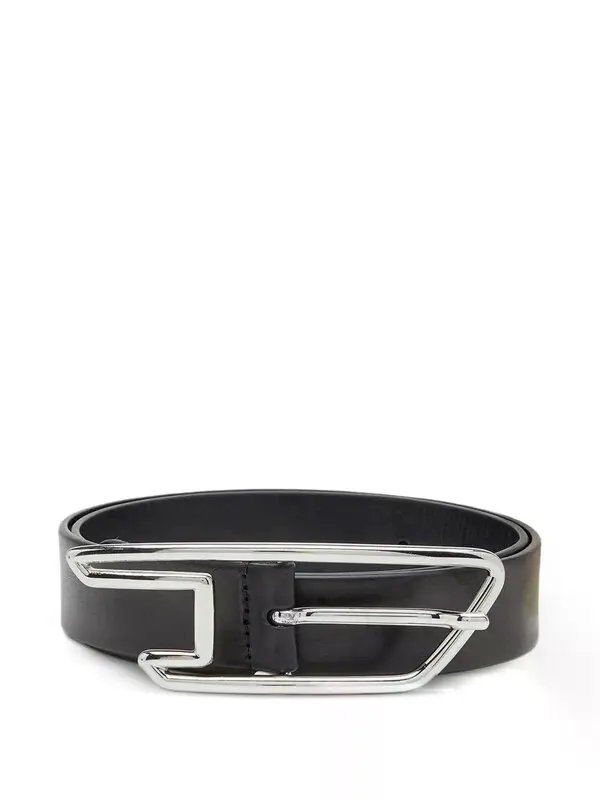 DIESEL® Logo Detail Belt - Black