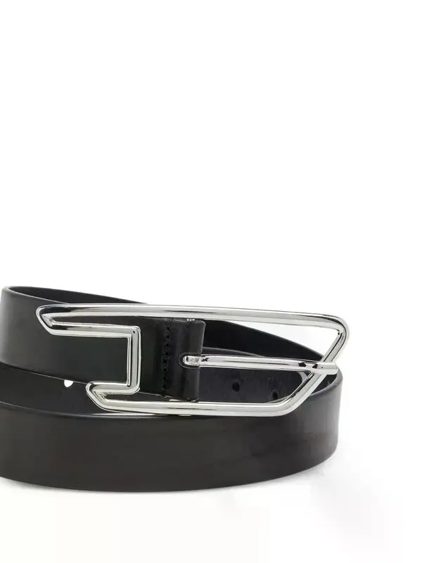 DIESEL® Logo Detail Belt - Black