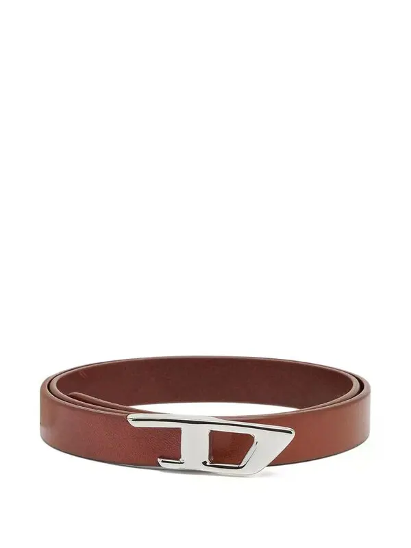 DIESEL® D Logo Belt - Brown