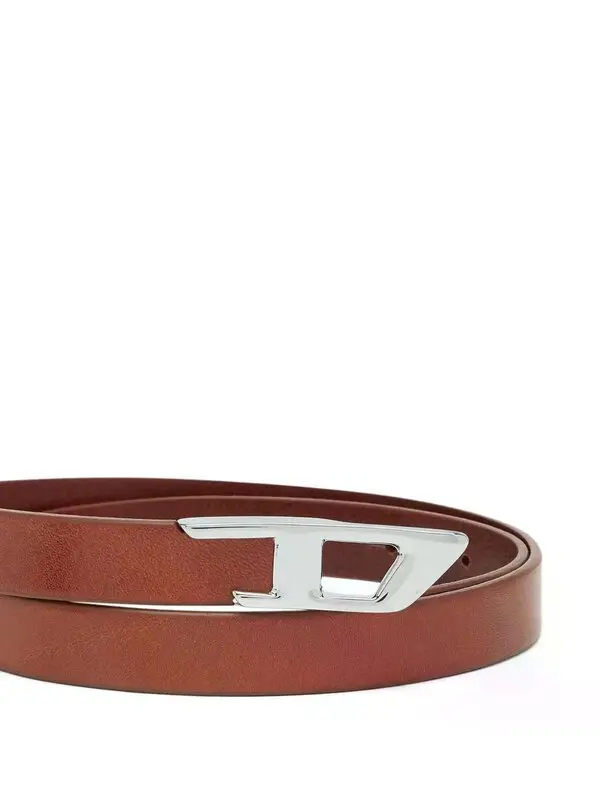 DIESEL® D Logo Belt - Brown