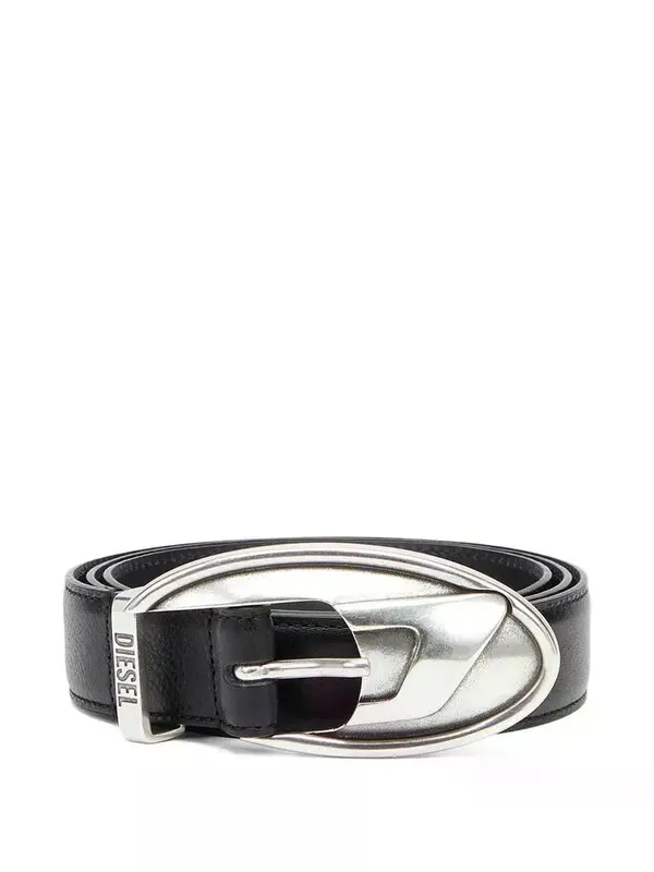 DIESEL® Oval D Buckle Belt - Black