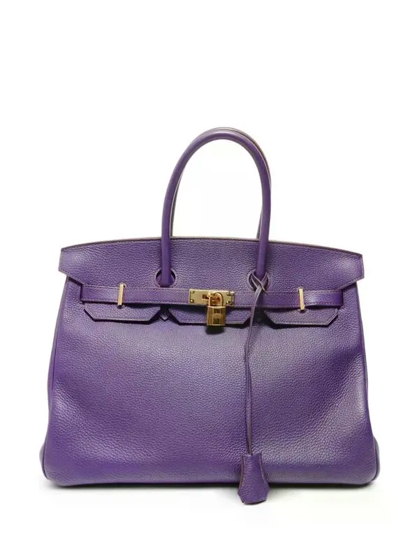 Hermès 2012 Birkin 35 Tote Bag - Purple