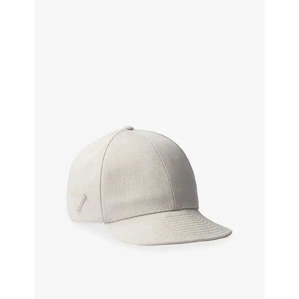 Prada Denim Baseball Cap - White