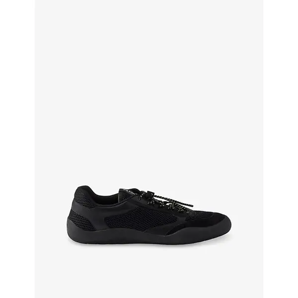 Prada Speedrock Mesh Trainers - Black