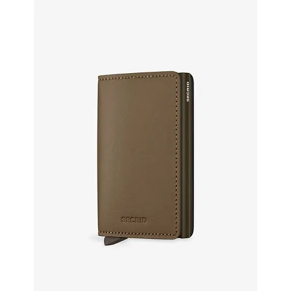 SECRID Slimwallet Matte Leather Wallet - Bronze