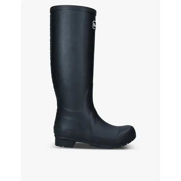 Barbour Abbey Logo-patch Wellington Boots - Black