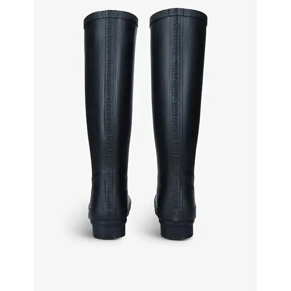 Barbour Abbey Logo-patch Wellington Boots - Black