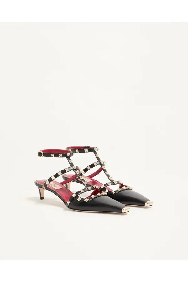 Valentino Garavani Rockstud Kidskin Pumps - Black