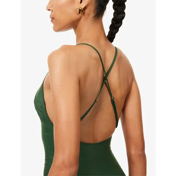 Verandah V-neck Cross-back Swimsuit