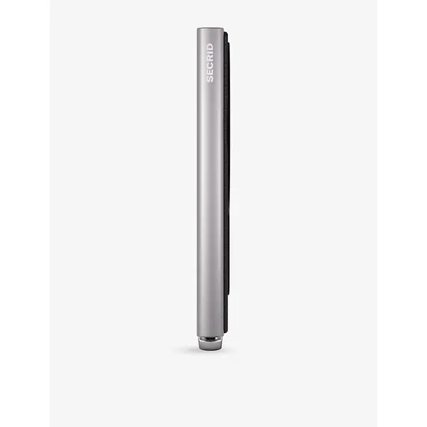 SECRID Cardprotector+ Fluted For Magsafe Aluminium Wallet - Silver
