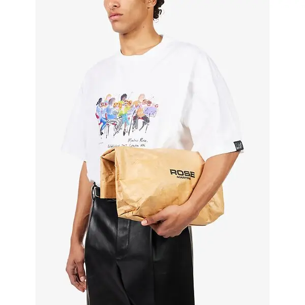 Martine Rose Foldable Coated Shoulder Bag