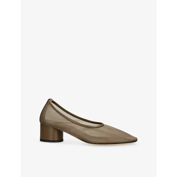 Dear Frances Balla Mesh Heeled Courts - Mid Brown