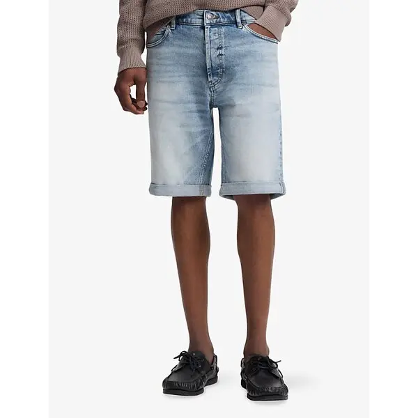 Hugo Tapered-fit Mid-rise Denim Shorts