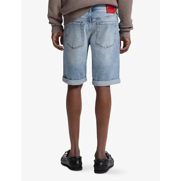 Hugo Tapered-fit Mid-rise Denim Shorts
