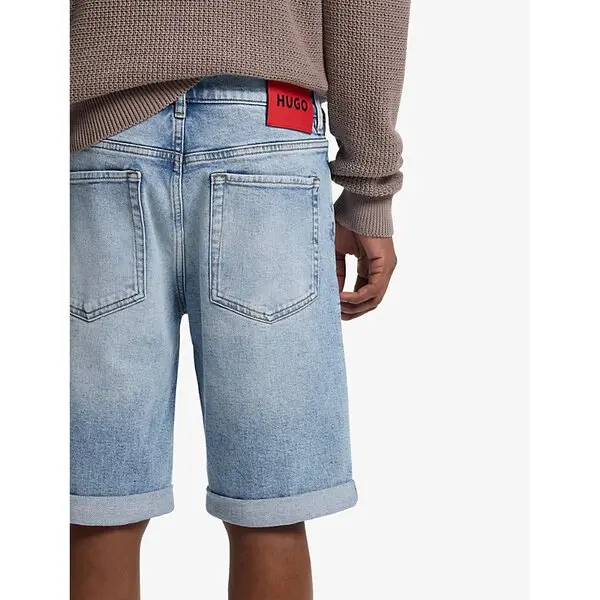 Hugo Tapered-fit Mid-rise Denim Shorts