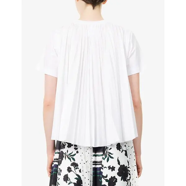 Sacai Patch-pocket Boxy Cotton T-shirt