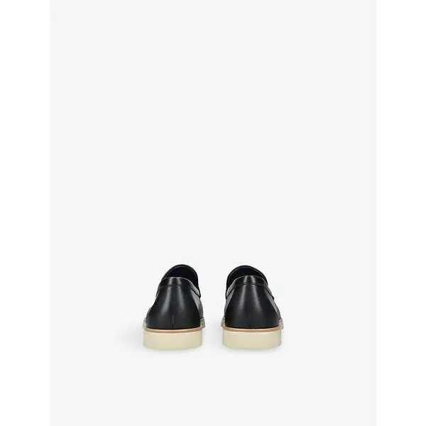 Magnanni Calpe Leather Loafers - Navy