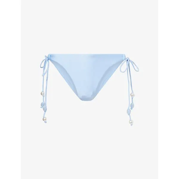 Seafolly Palermo Tie-side Bikini Bottom - Powder Blue