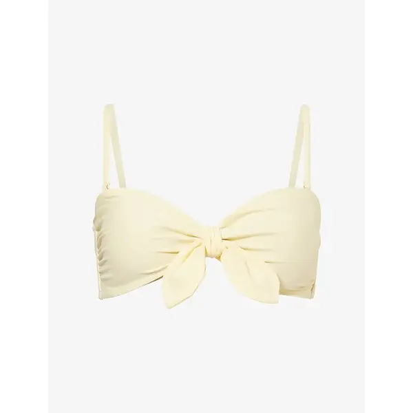 Paige Libby Bandeau Bikini Top - Sunshine Yellow