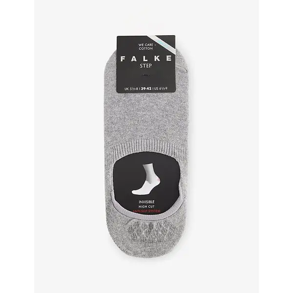 Falke High-cut Cotton-blend Socks - Light Greymel.