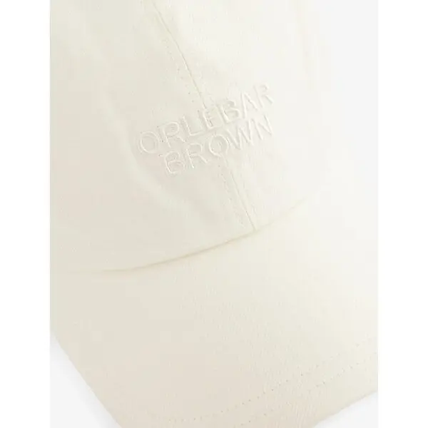 Orlebar Brown Barney Embroidered Baseball Cap - White Sand