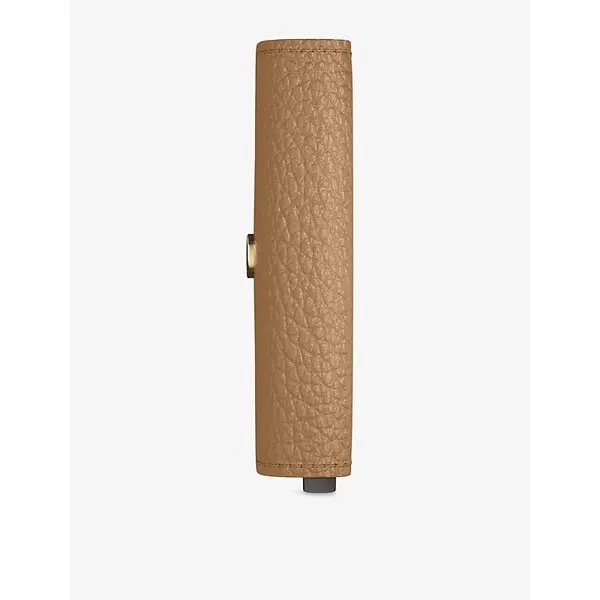 SECRID Envelope Pebble Leather Wallet - Cappuccino