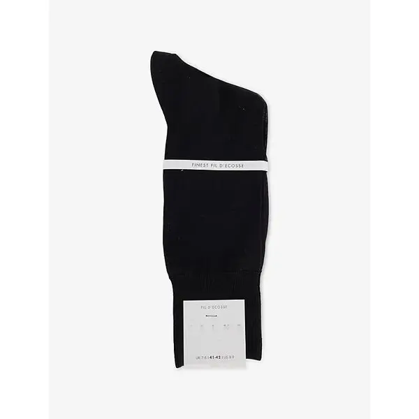 Falke No 9 Crew-length Wool-blend Socks - Black