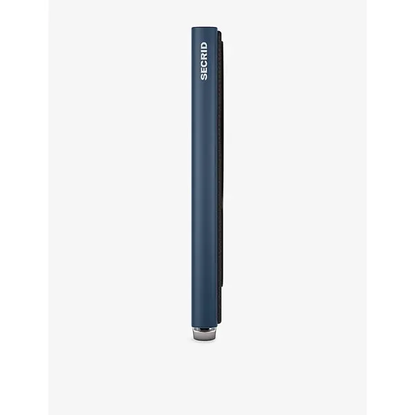 SECRID Cardprotector+ Fluted For Magsafe Aluminium Wallet - Navy