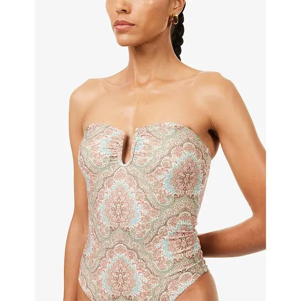 Paige Gianna U-ring One-piece Swimsuit - Surf Multi
